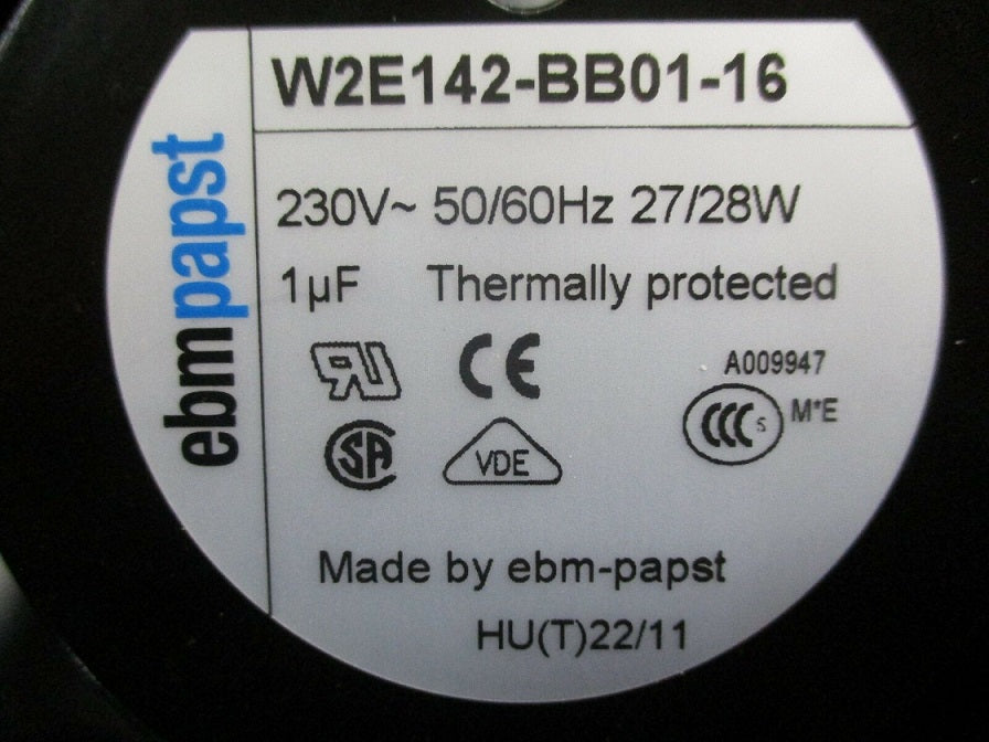 W2E142-BB01-16 Ebm-Papst Fans – AxialFan